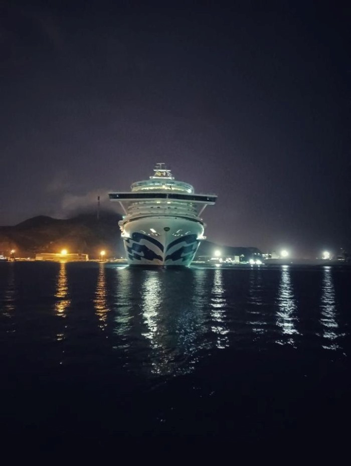 El -MS Caribbean Princess- en Cartagena por Pruden – Los Faros del Mundo