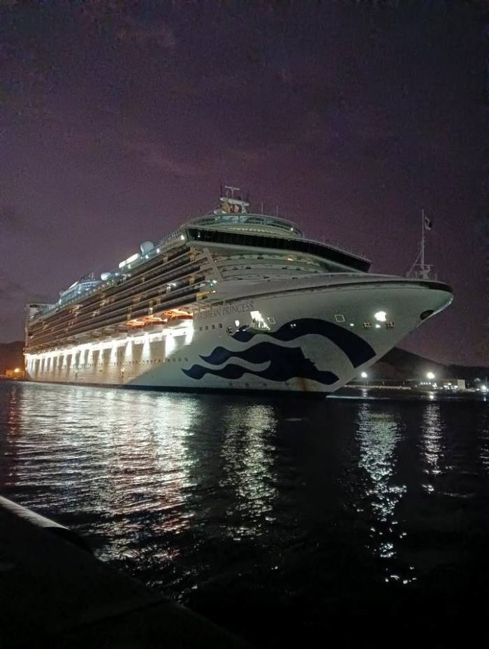 El -MS Caribbean Princess- en Cartagena por Pruden – Los Faros del Mundo