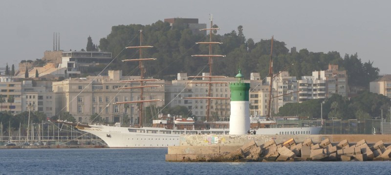 El -Sea Cloud II- atracado en Cartagena por Lucho Reyes – Los Faros del ...